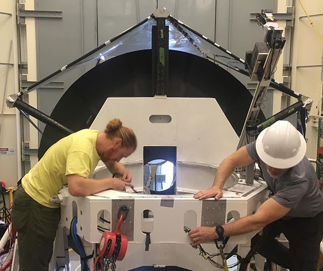 From Instagram: We’re getting ready to mount the cryostat in the ...